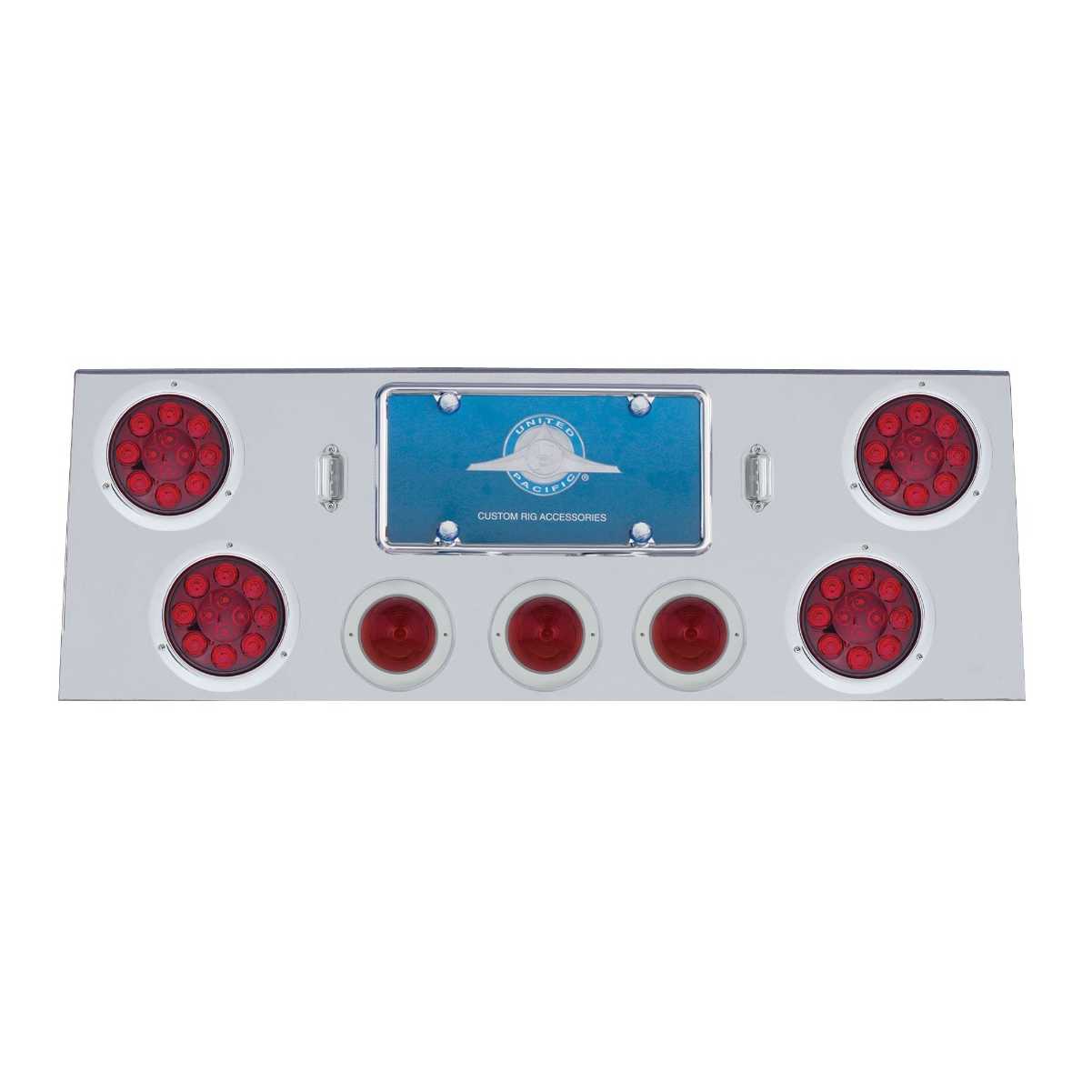 Rear Light Panels & Light Bars: Rear Center Panel w/ 7 LED Lights w ...