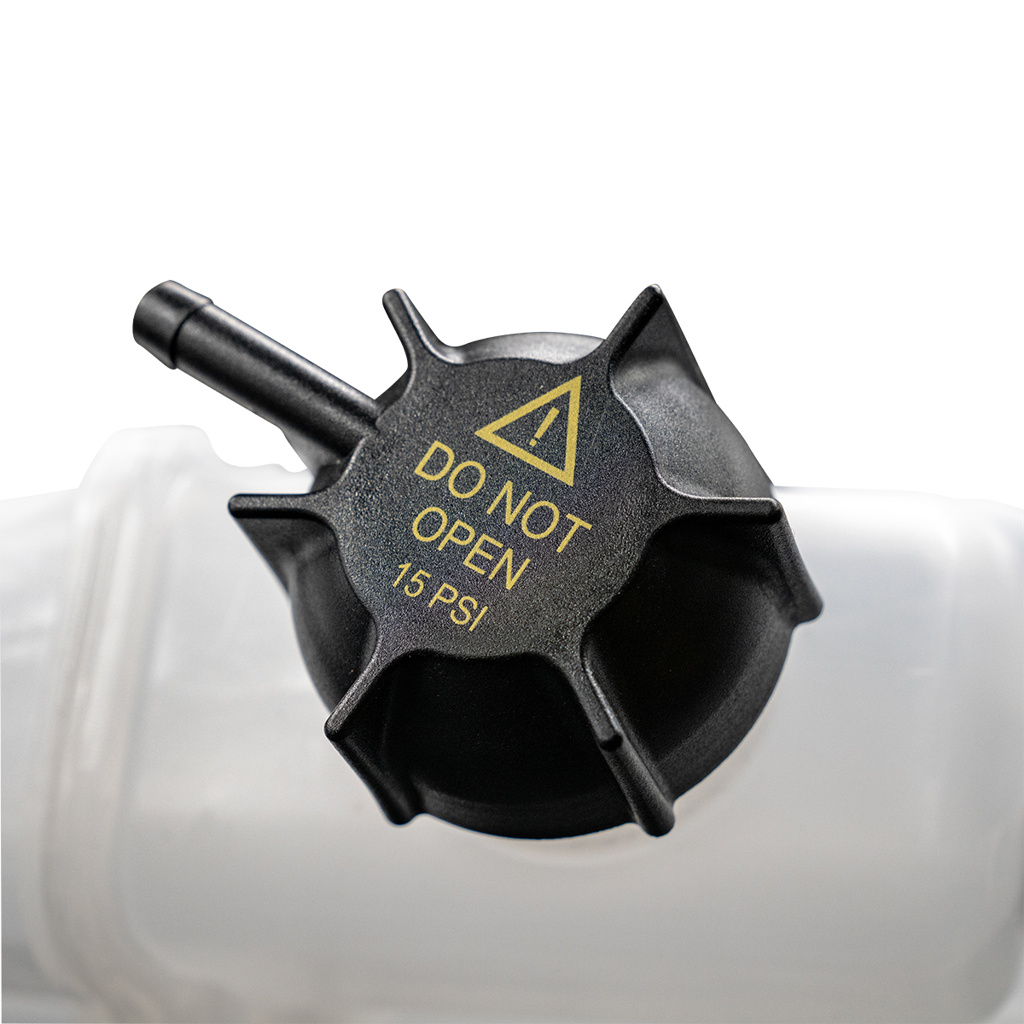 Exterior: Pressurized Coolant Reservoir and Level Sensor for Volvo VNL/VNM