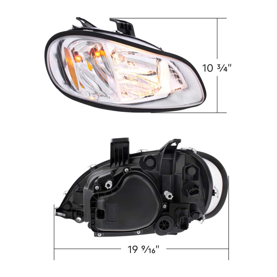Headlights: Headlight Assembly for 2002-2023 Freightliner M2 100/106 ...