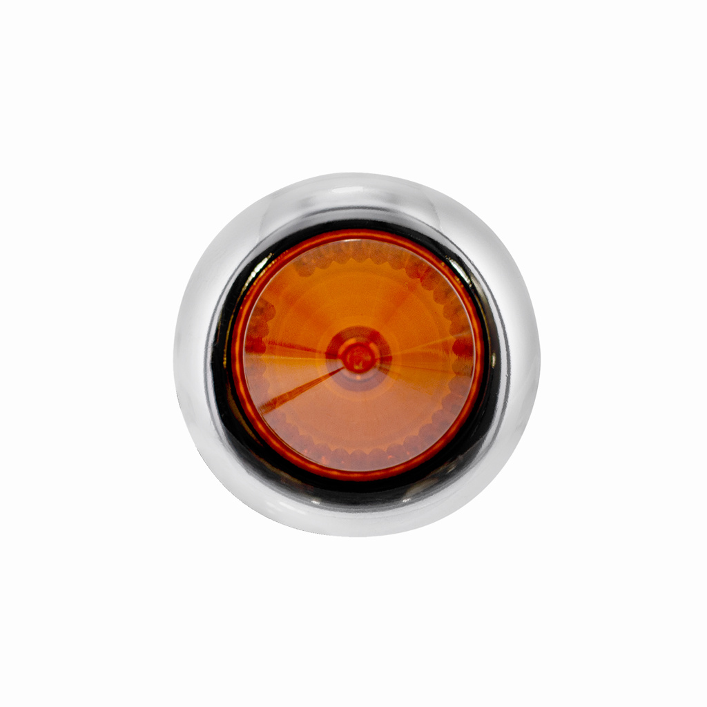 Clearance & Marker Lights: 4 Amber LED Dual Function Mini Spike Light ...