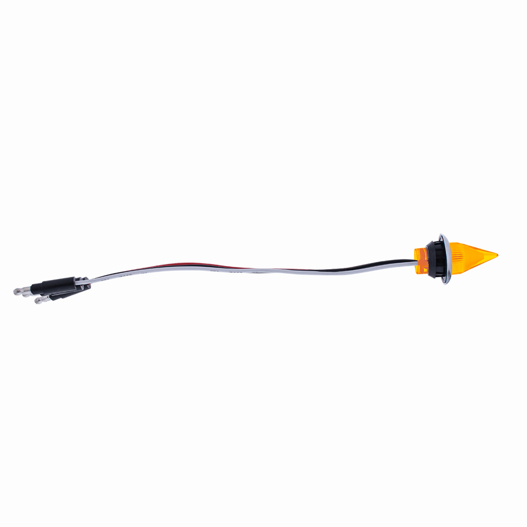Clearance & Marker Lights: 4 Amber LED Dual Function Mini Spike Light ...