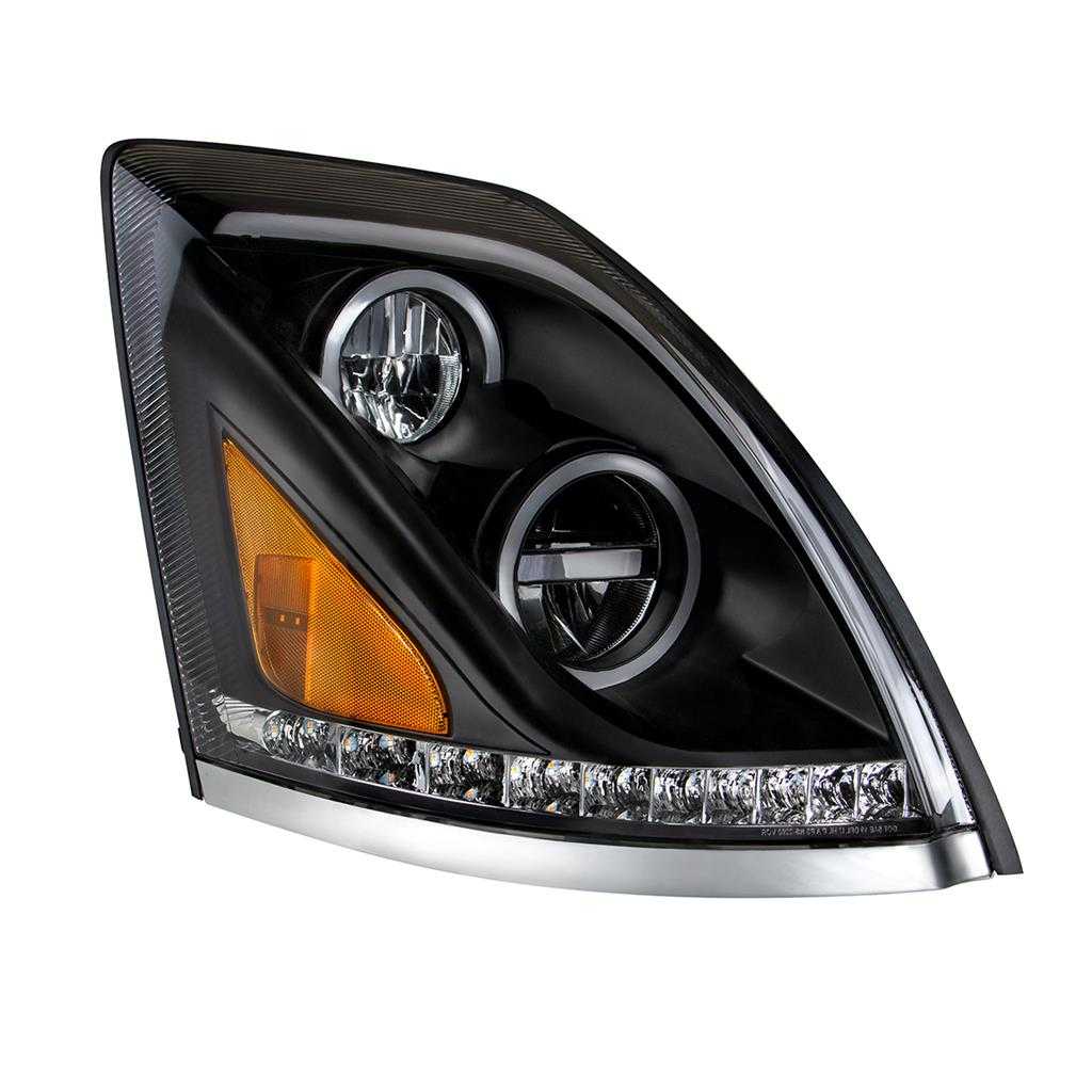 Headlights: Full LED Headlight w/ Dual Color f/ 2013-2017 Volvo VN/VNL ...