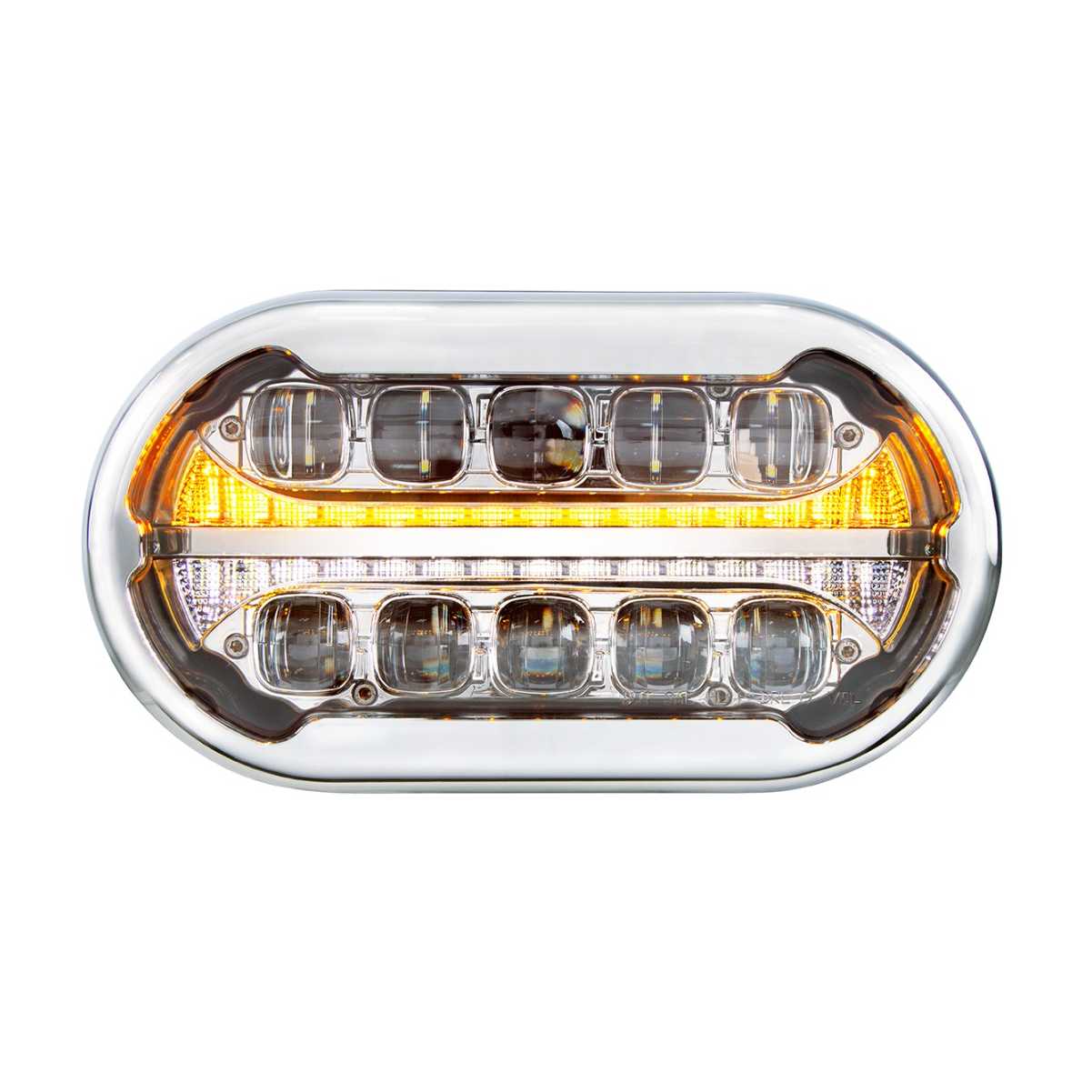 Bulbs: Full ULTRALIT LED Projector Headlight Module with Chrome Bezel ...