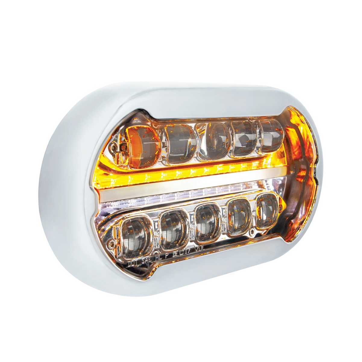 Bulbs: Full ULTRALIT LED Projector Headlight Module with Chrome Bezel ...