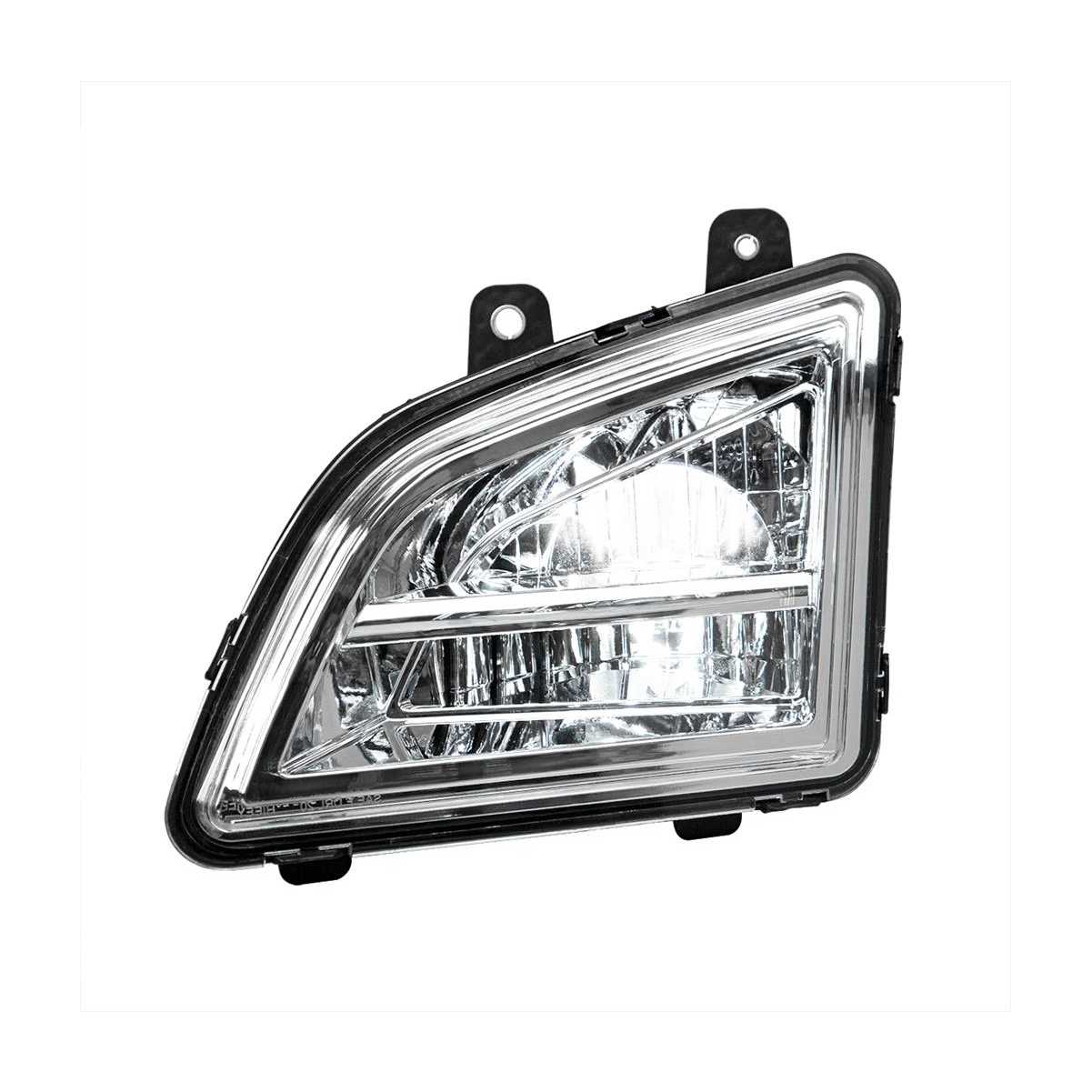 Headlights: LED Driving and Fog Light for 2018-2022 Volvo VNL - Chrome ...