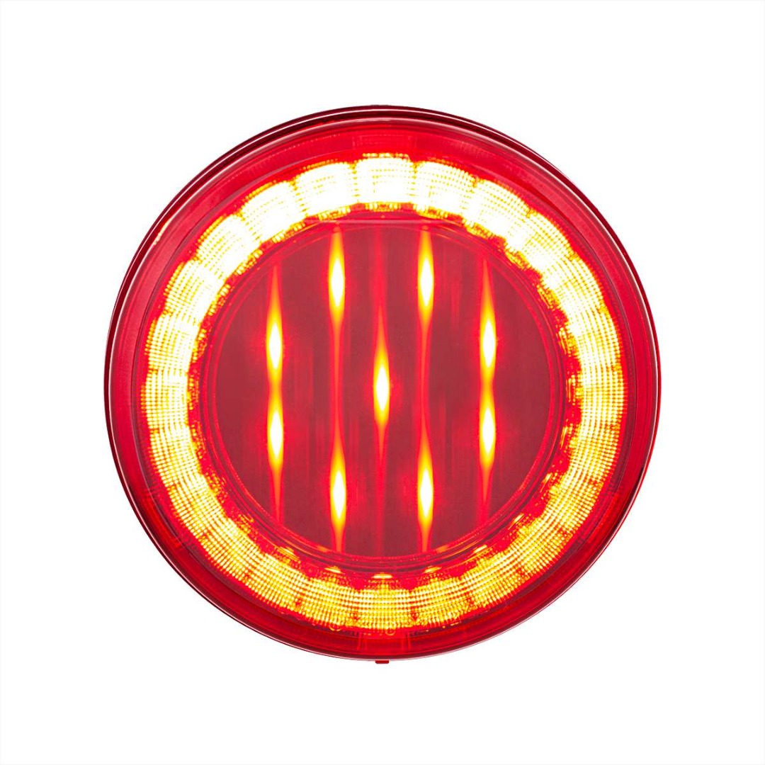 Stop, Turn, Tail & Back-Up Lights: 33 Red LED 4 Inch Round X Lumos Stop ...