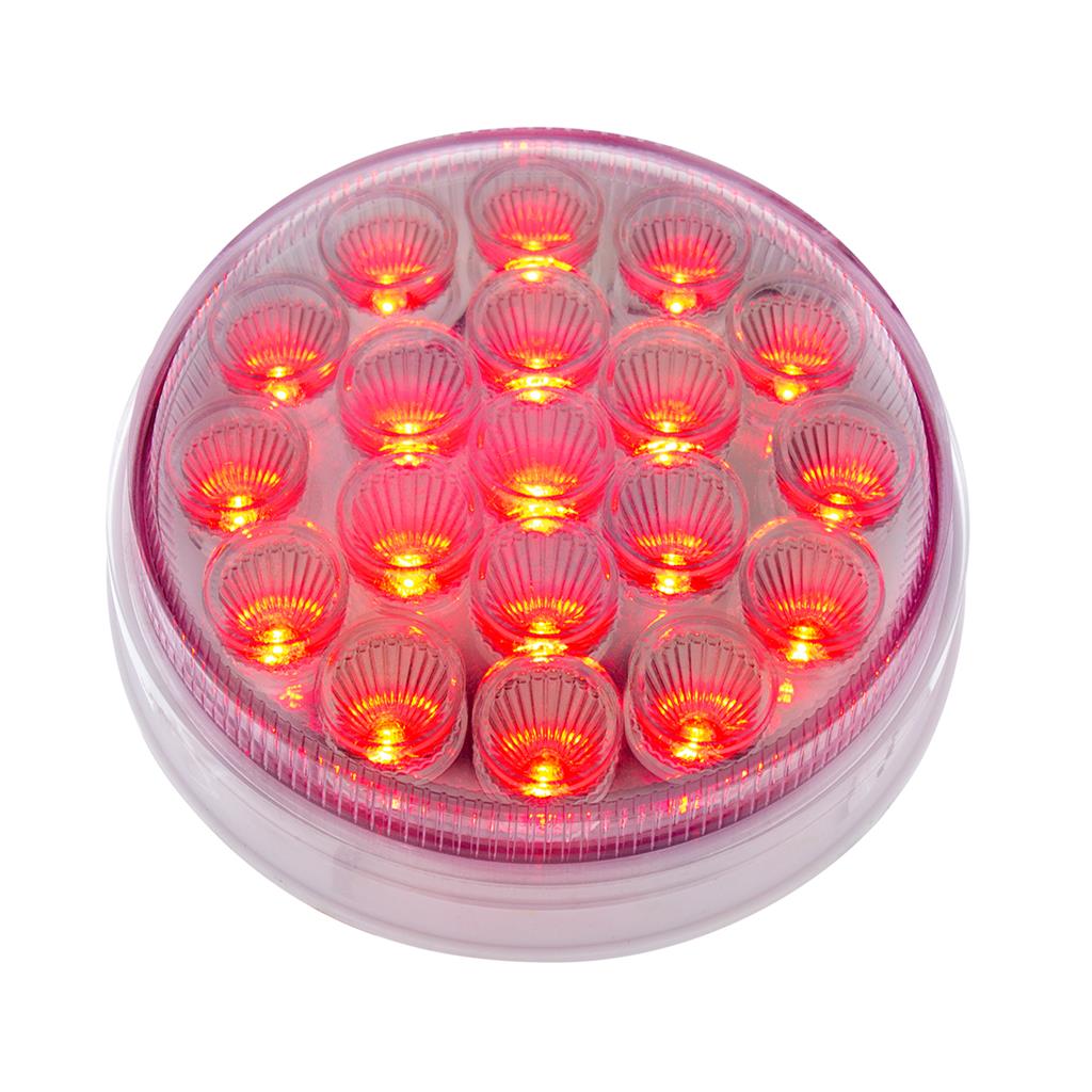 Stop, Turn, Tail & Back-Up Lights: 19 Red/Amber LED Round Double Fury ...
