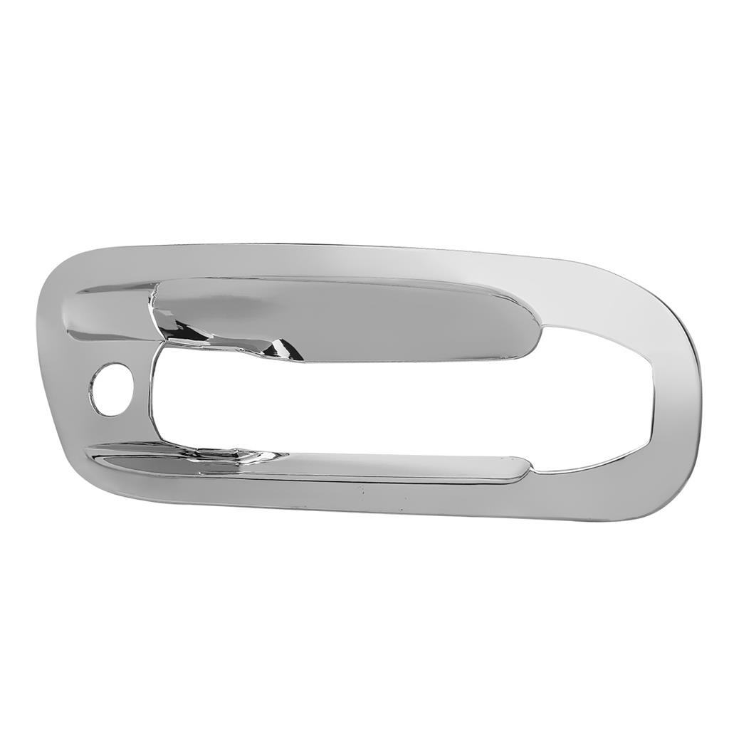 Exterior: Door Handle Cover for Peterbilt 579 and 567 - Chrome - Passenger
