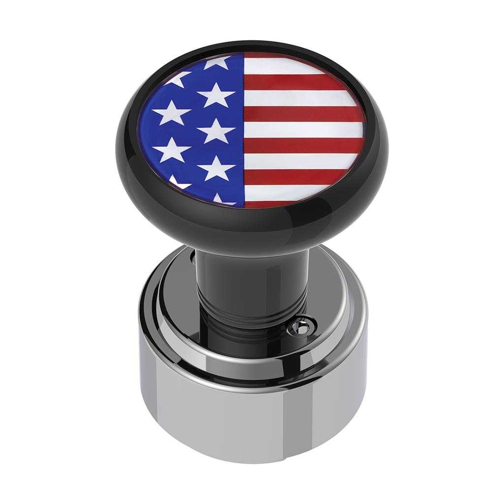 Shifter & Knobs: USA Flag Knob and Adapter for Eaton Fuller Style 9/10 ...