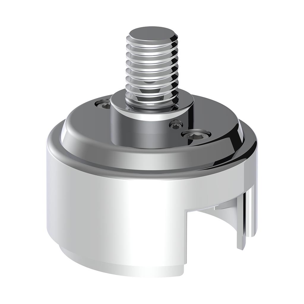 Shifter & Knobs: 1/2 Inch-13 Thread-On Shift Knob Chrome Mounting ...