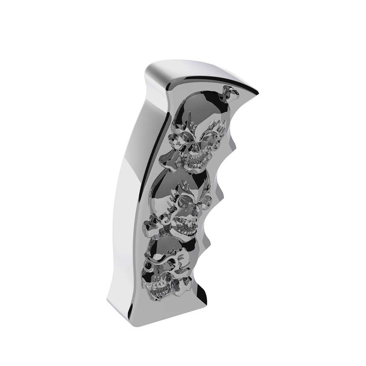 Shifter & Knobs: 3D Skulls Pistol Grip Gearshift Knob with 13/15/18 ...