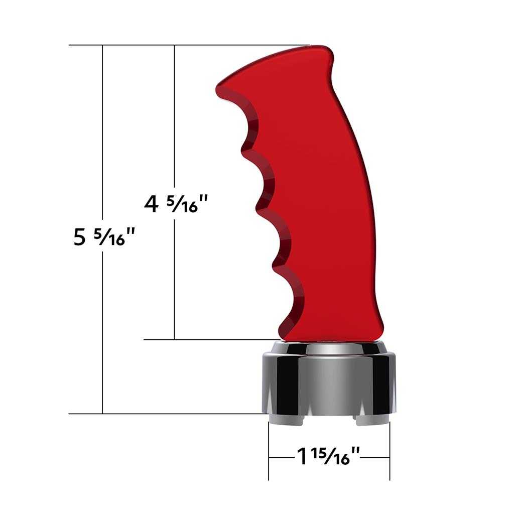 Shifter & Knobs: Pistol Grip Gearshift Knob with 9/10 Speed Adapter ...