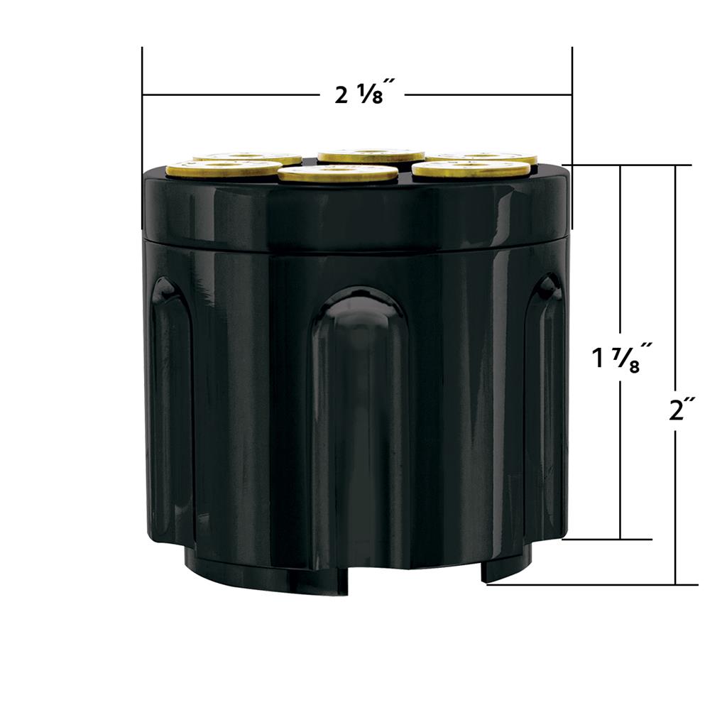 Shifter & Knobs: Gun Cylinder 13/15/18 Speed Gearshift Knob - Black