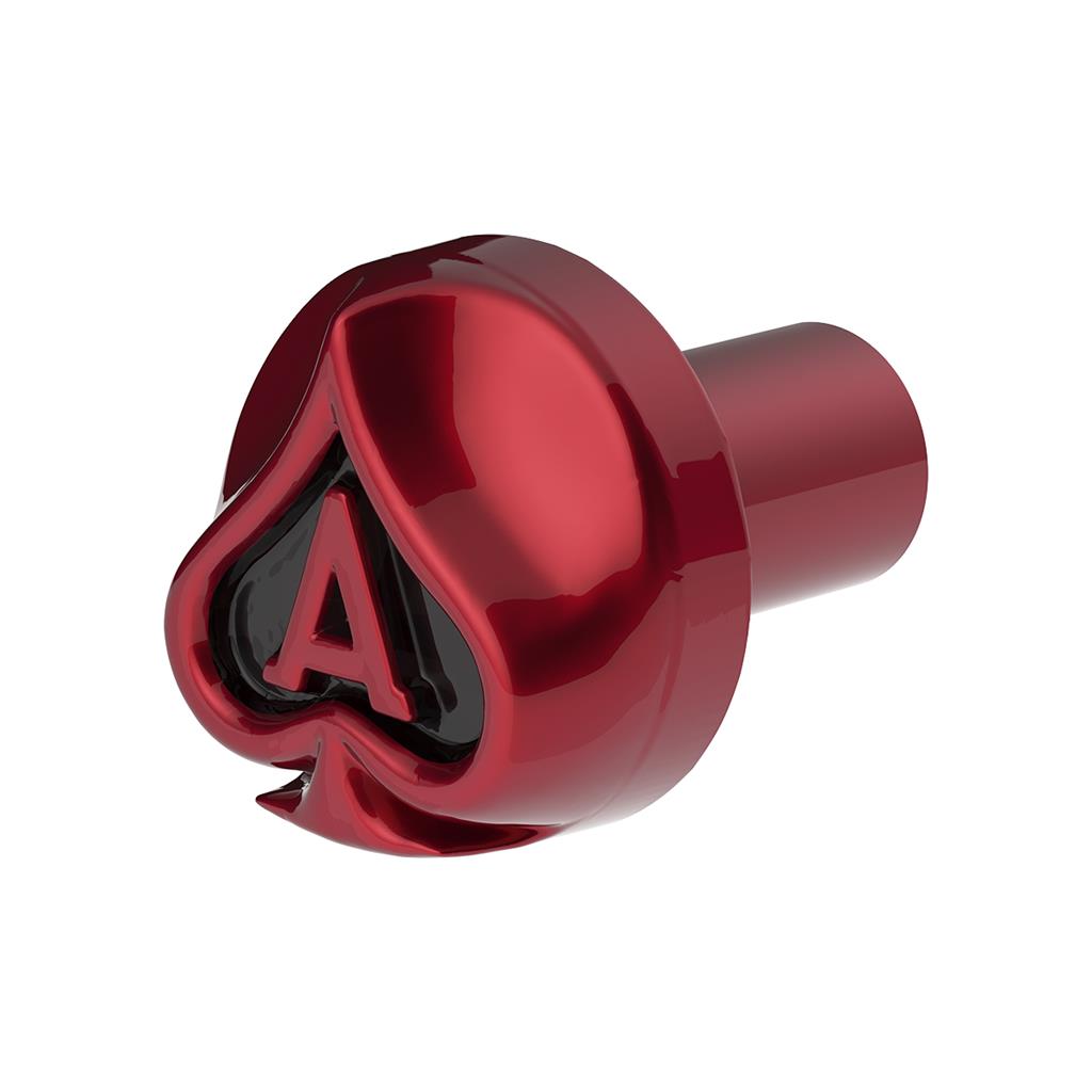 Air Valve Knobs: Ace Of Spades Air Valve Knob - Candy Red with Gloss ...