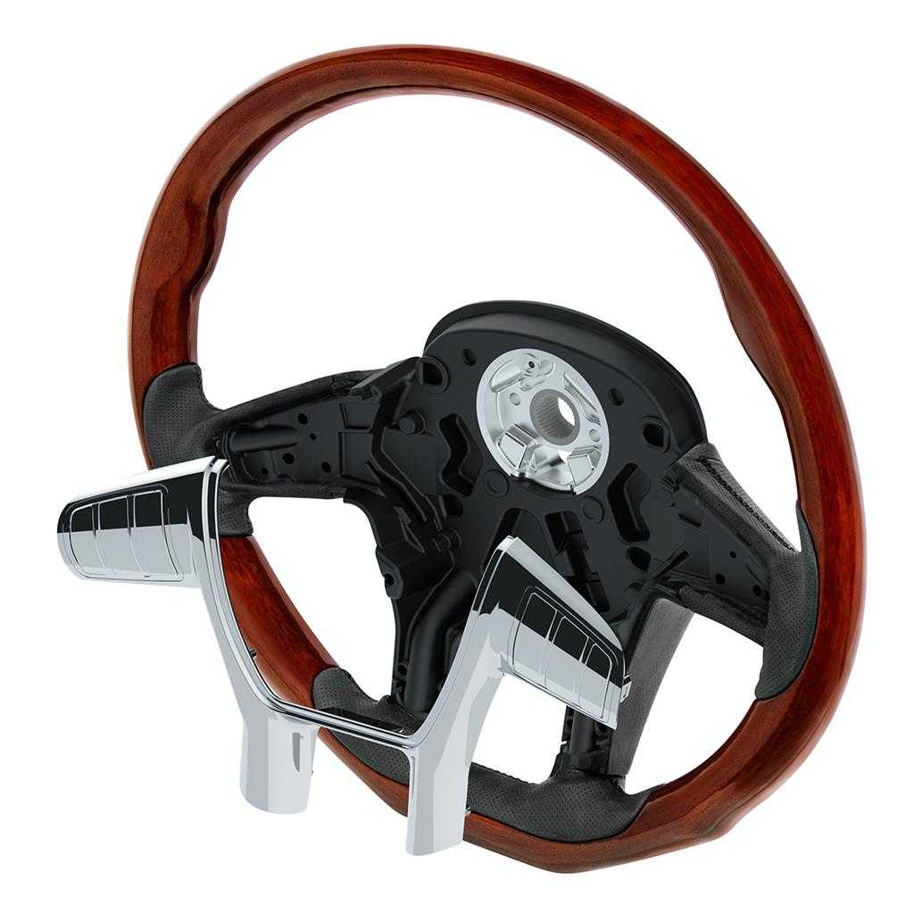Steering Wheels: 18 Inch YourGrip Wood Steering Wheel for Peterbilt 579 ...