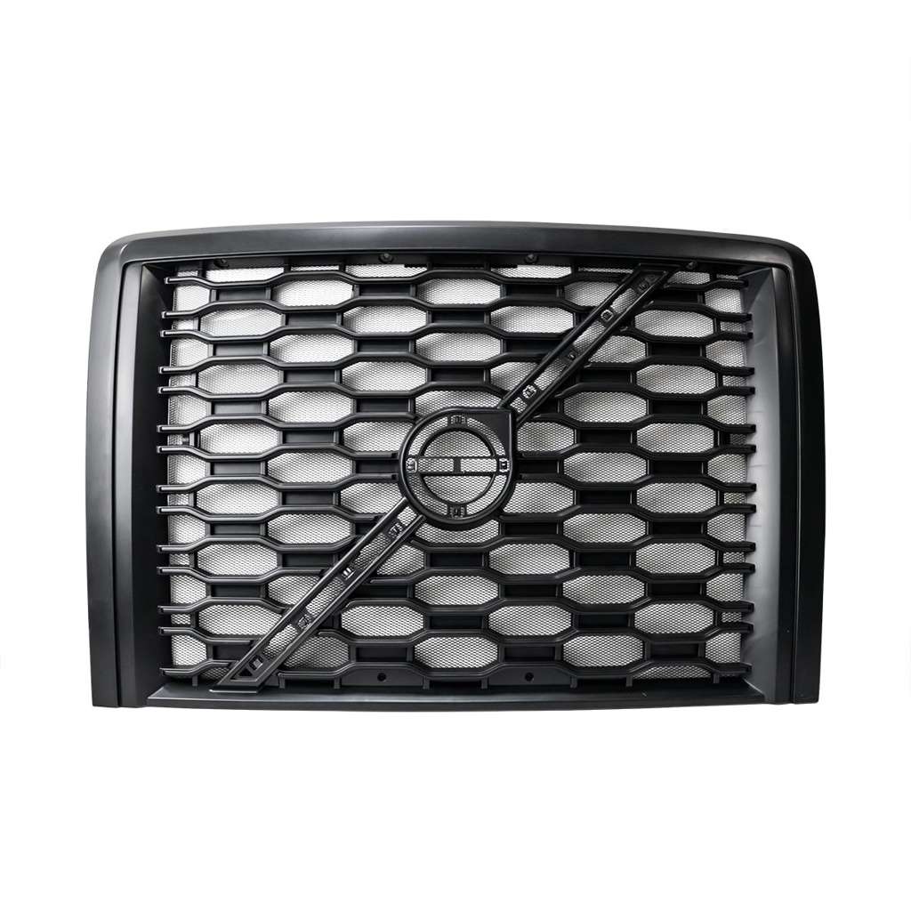 Grilles: Grille with Bug Screen for 2018-2024 Volvo VNL - Black