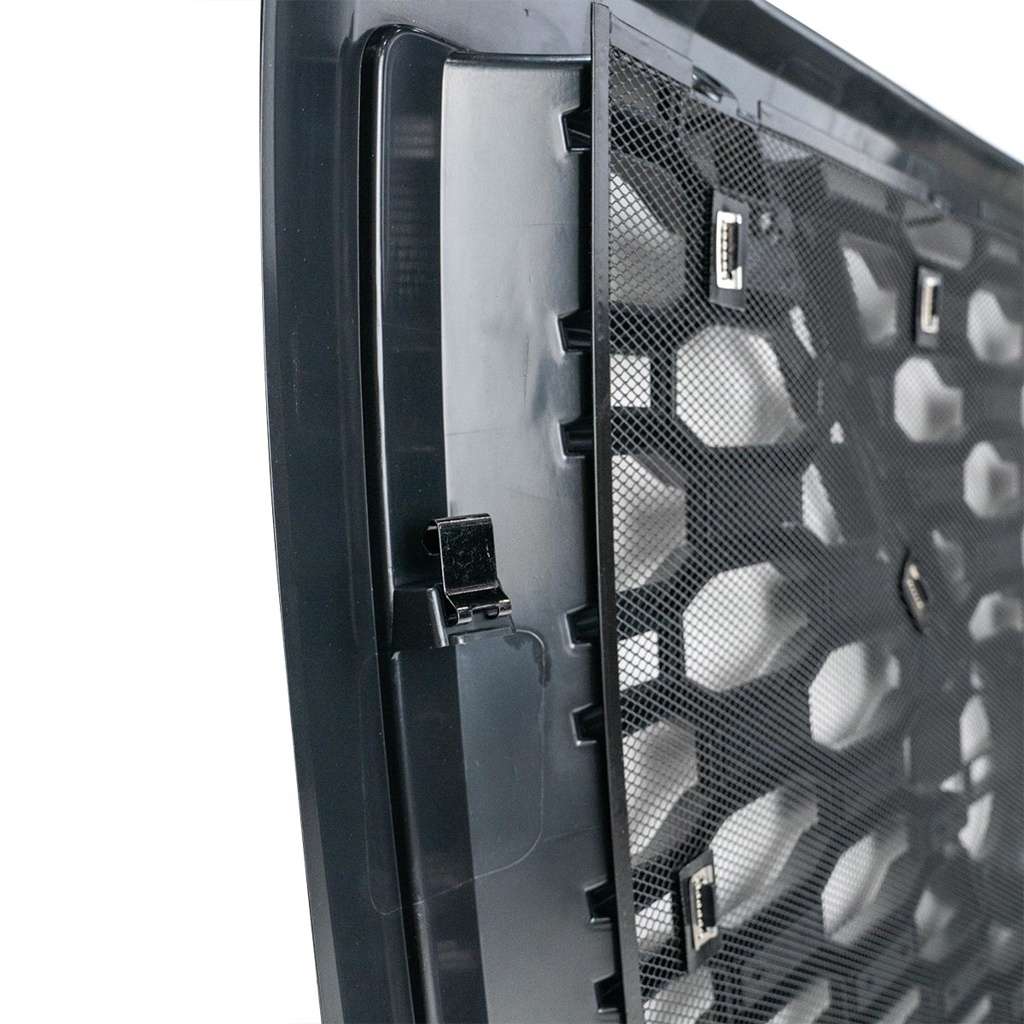 Grilles: Grille with Bug Screen for 2018-2024 Volvo VNL - Black