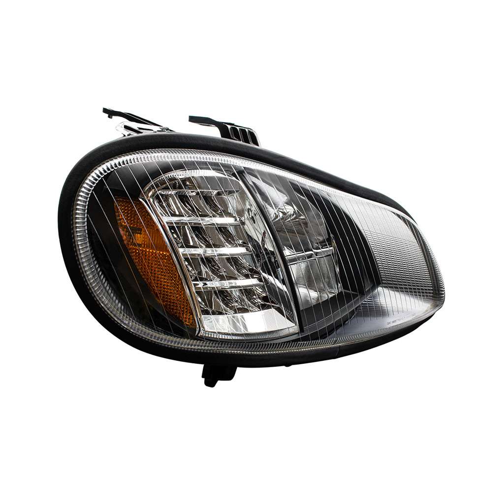 Headlights: Full LED Headlight for 2003-2024 Freightliner M2 - Black ...