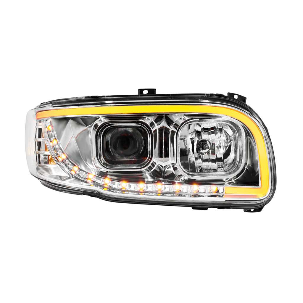Headlights: Projection Headlight with LED Turn Signal Light Bar for ...