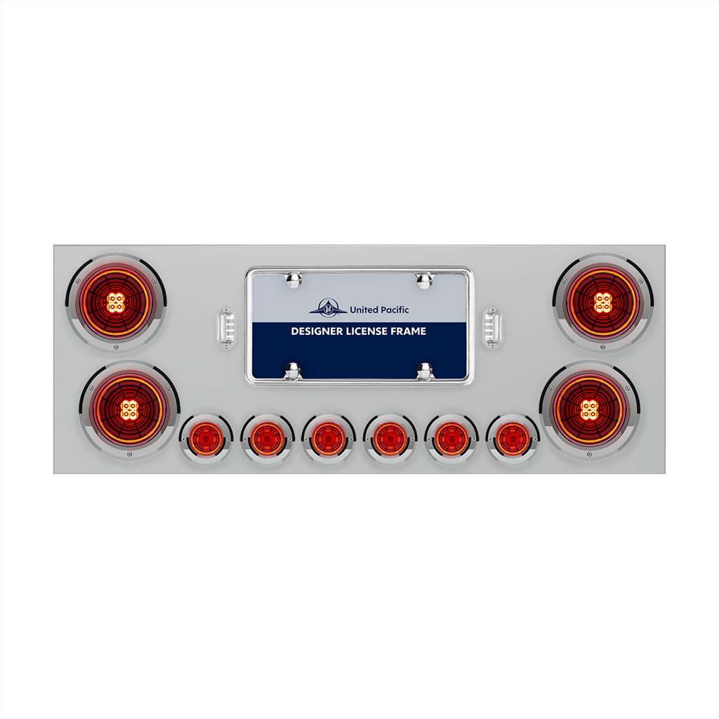 Rear Light Panels & Light Bars: Rear Center Panel with 10 Red LED Abyss ...