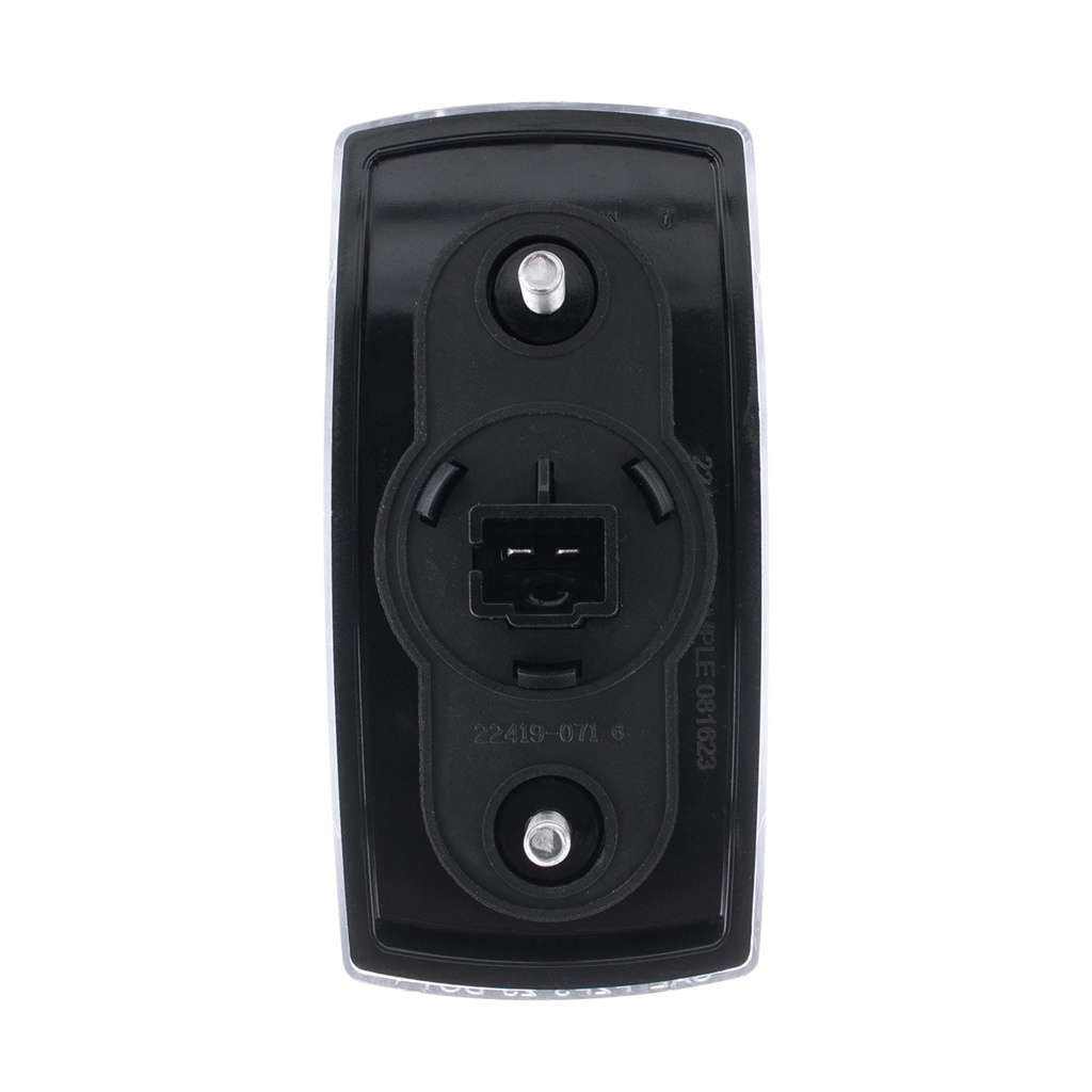 Accessories: 8 Amber LED Cab Light for Freightliner M2 - Clear Lens