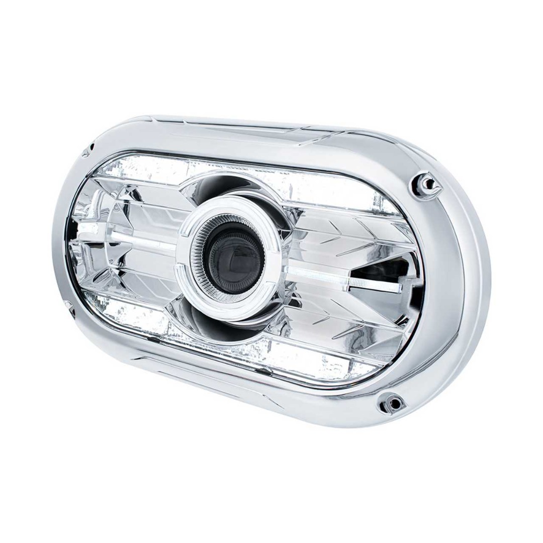Headlights: Full LED Projector Headlight for Dual 5-3/4 Inch Headlight ...