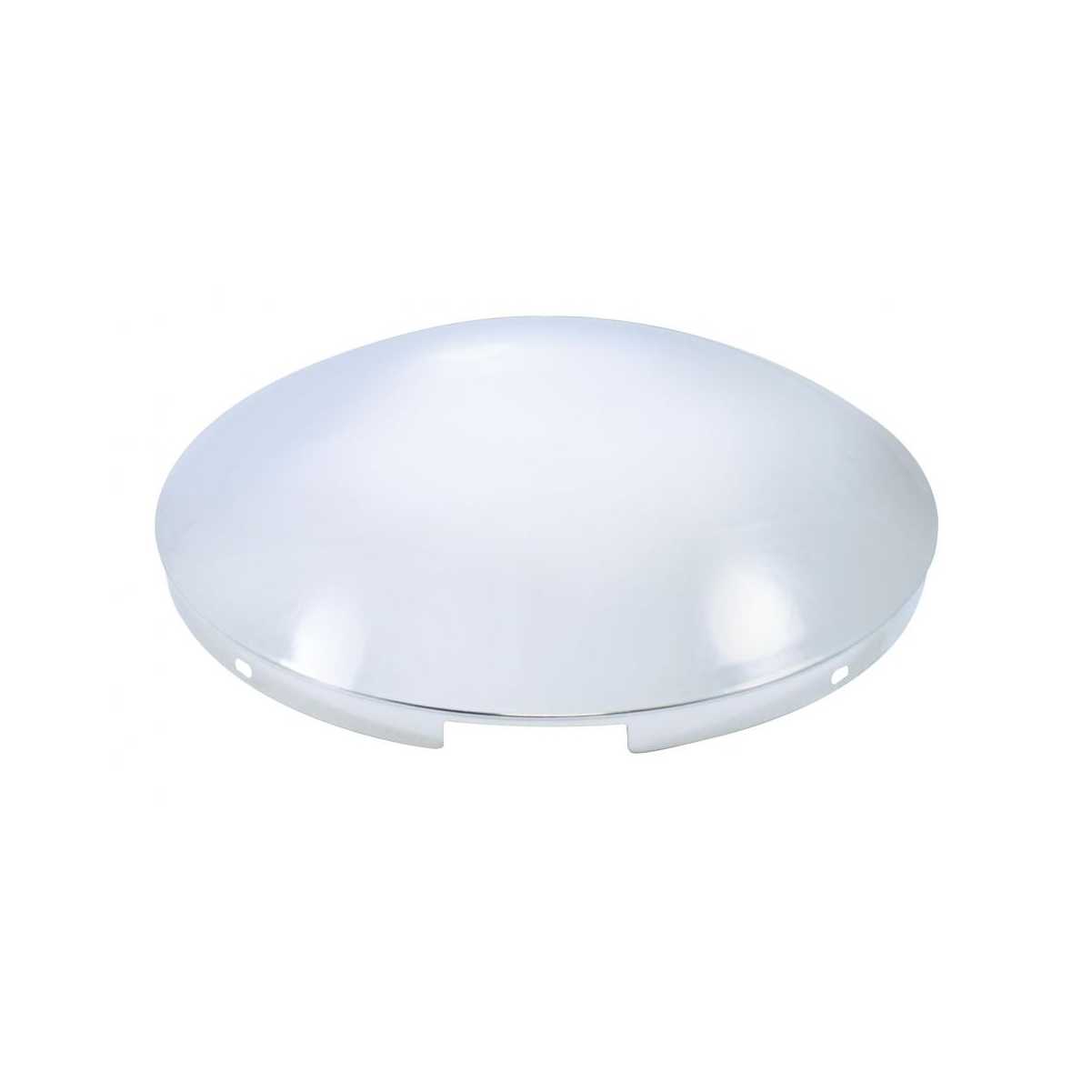 Front Hub Caps: 4 Even Notched Dome Front Hub Cap - 7/16 Inch Lip