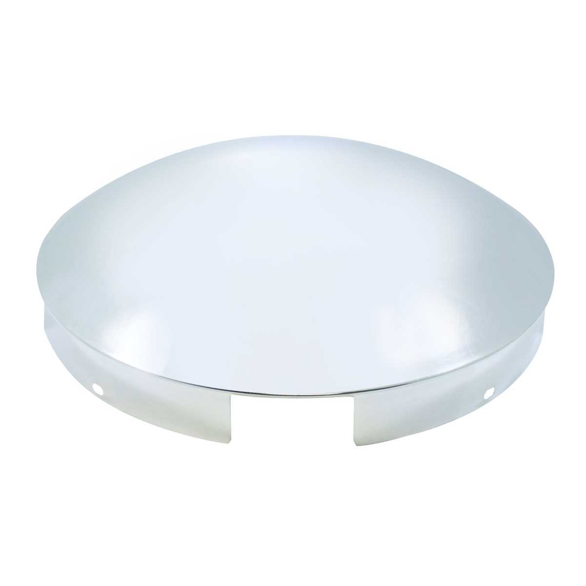 Front Hub Caps: 4 Even Notched Dome Front Hub Cap - 1 Inch Lip