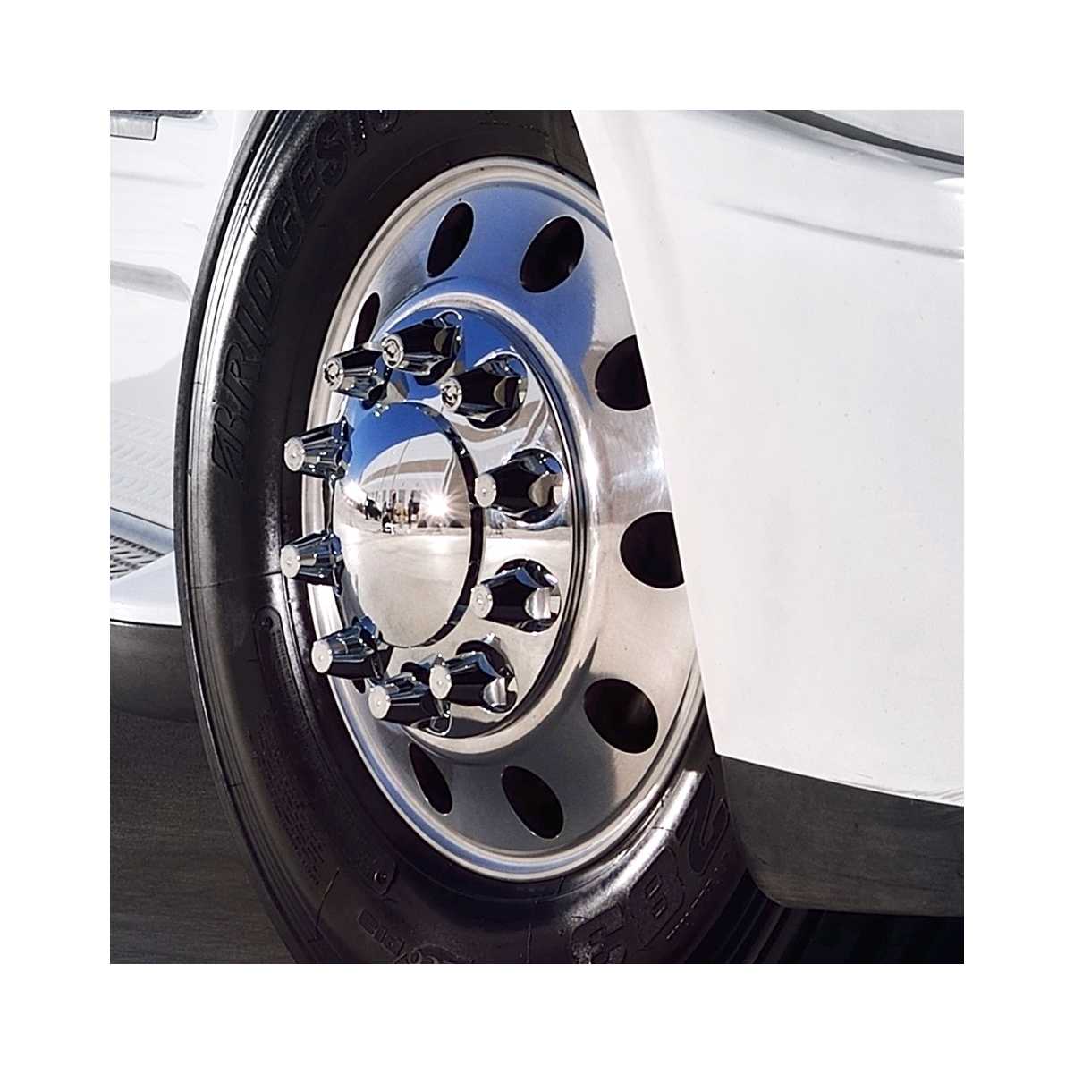 Front Axle Covers: Chrome Dome Axle Cover Combo Kit w/ 33mm Standard ...
