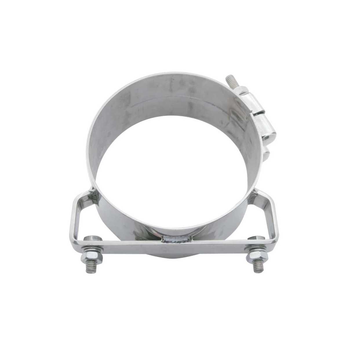 Clamps: 8 Inch Stainless Wide Band Exhaust Clamp