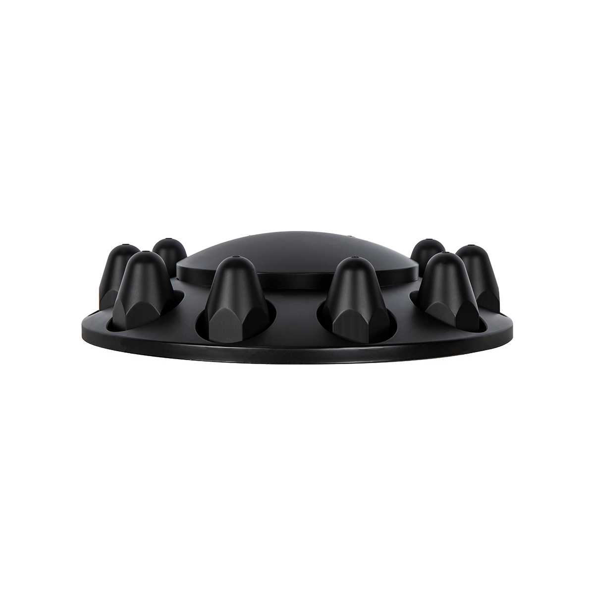 Front Axle Covers: Black Front Axle Cover w/ Dome Cap and 1-1/2 Inch ...