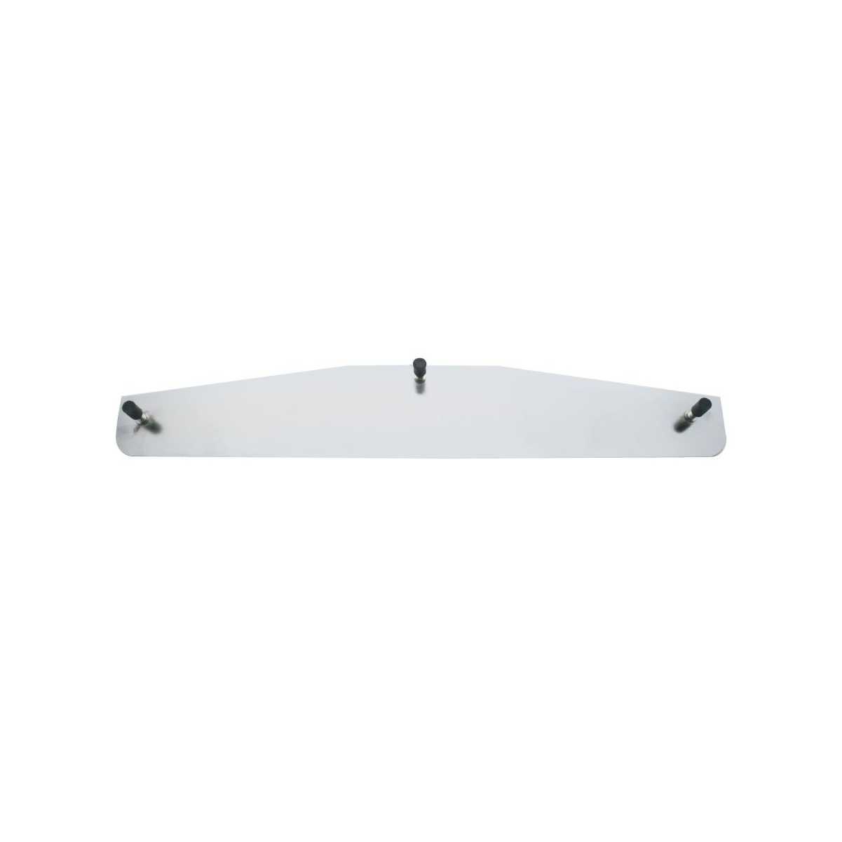 Mud Flap Plates: 4 Inch x 24 Inch Chrome Standard Bottom Mud Flap Plate ...