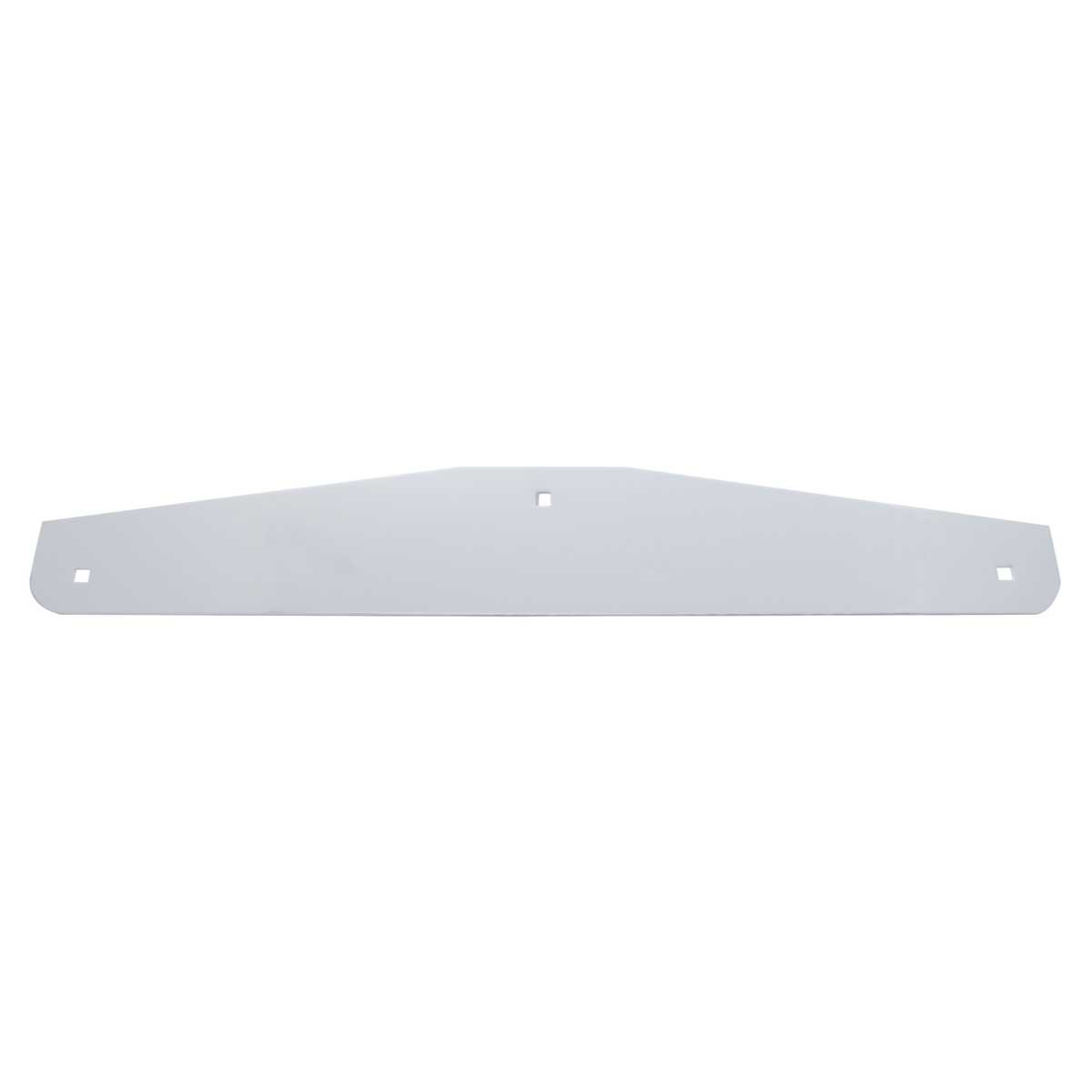 Mud Flap Plates: Chrome 4 Inch x 24 Inch Standard Bottom Mud Flap Plate ...