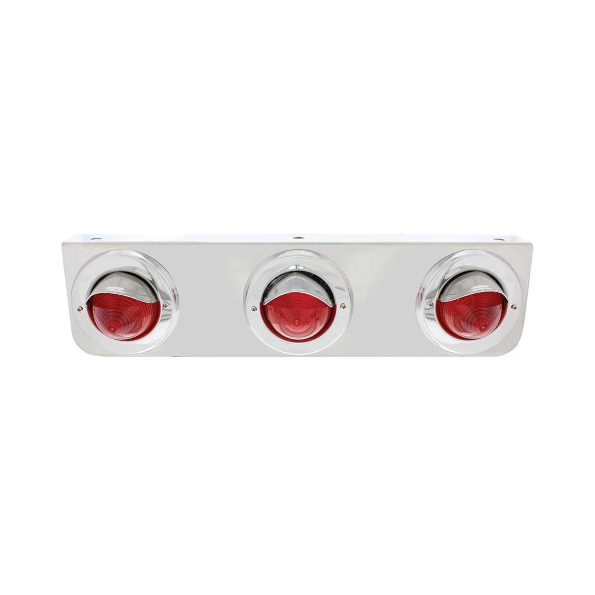 Light Brackets: Stainless Steel Bracket with 3 Beehive Clearance Lights ...
