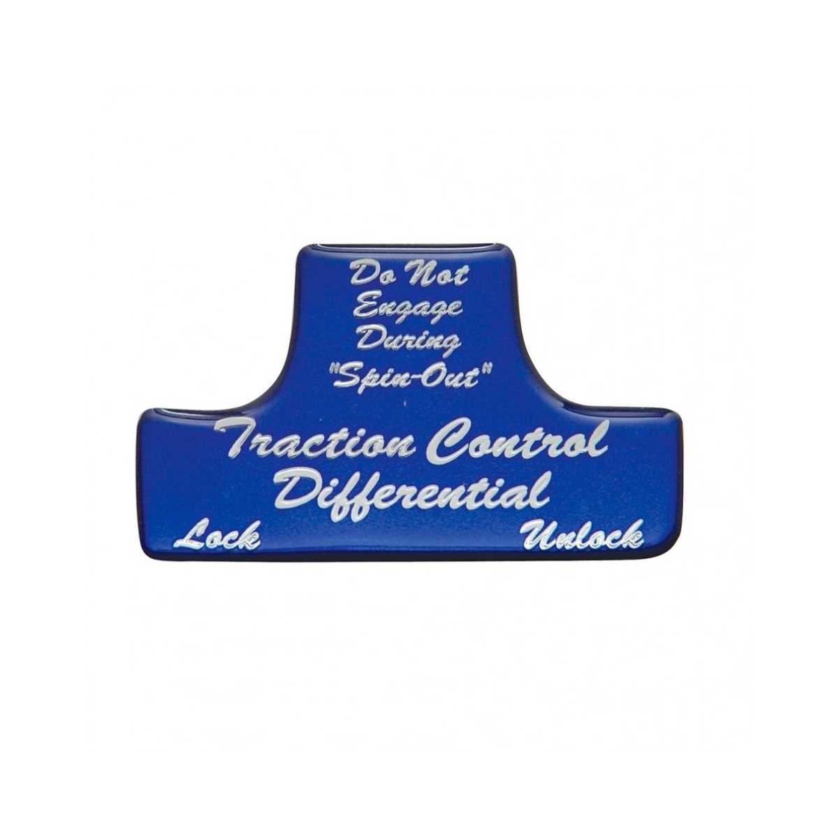 Dash Accessories: Traction Control Differential Chrome Plastic Switch ...