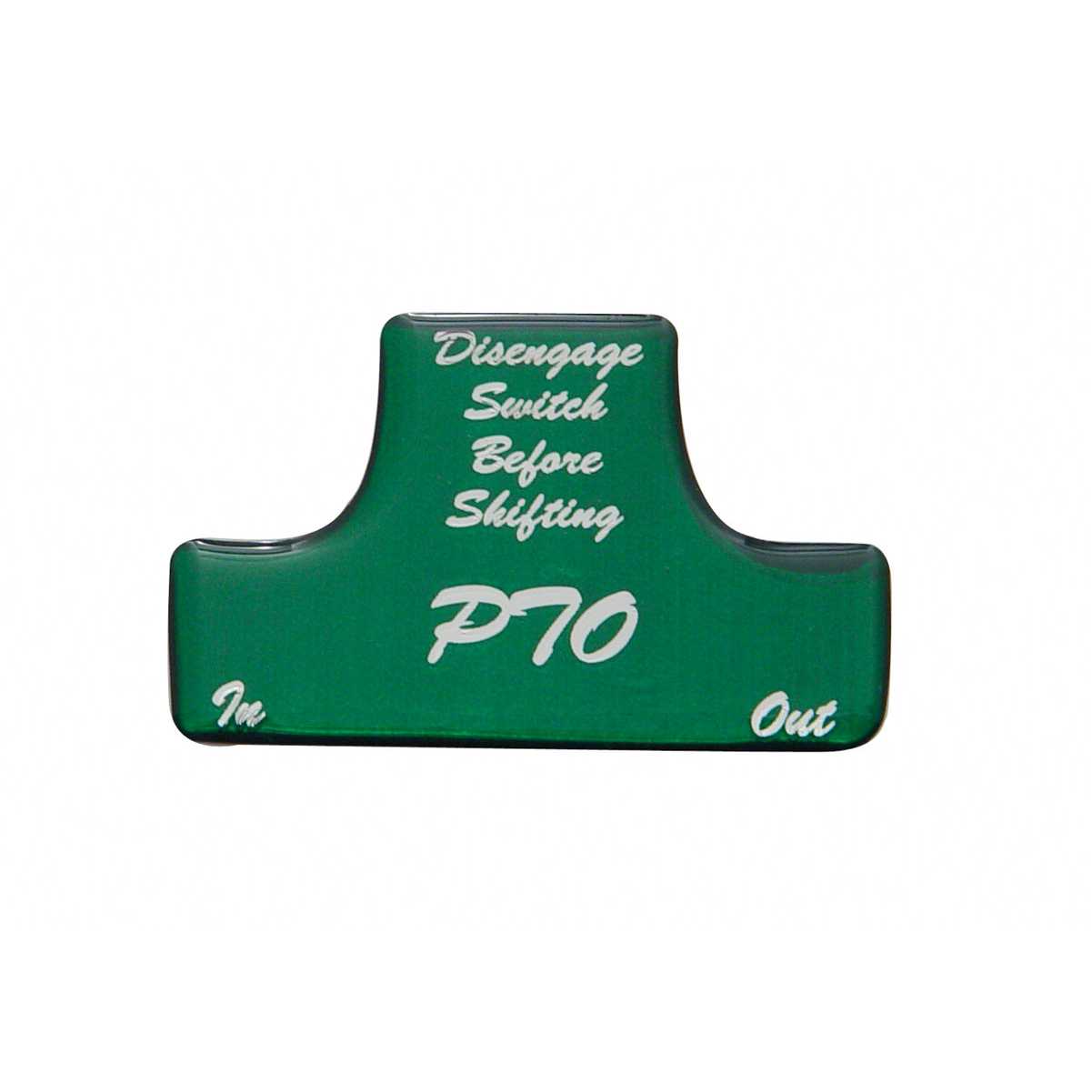 Dash Accessories: PTO Switch Guard Sticker for Freightliner FLD and ...