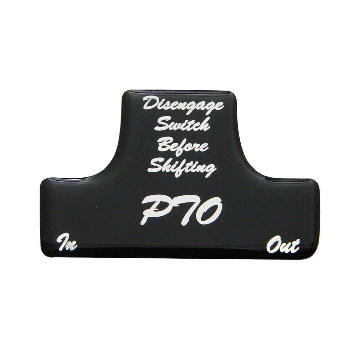 Dash Accessories: PTO Switch Guard Sticker for Freightliner FLD and ...