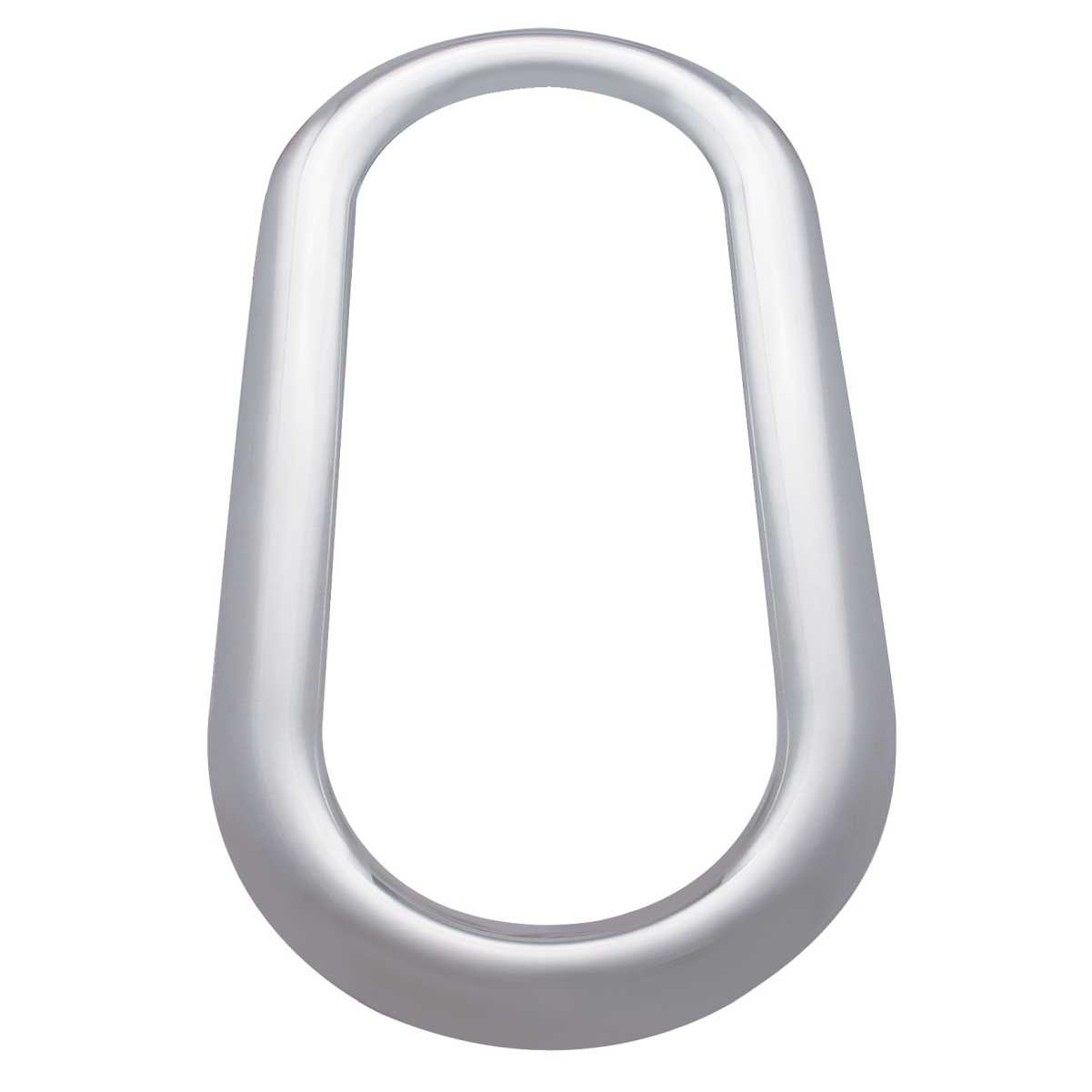 Exterior: Peterbilt Stainless Oval Window Trim