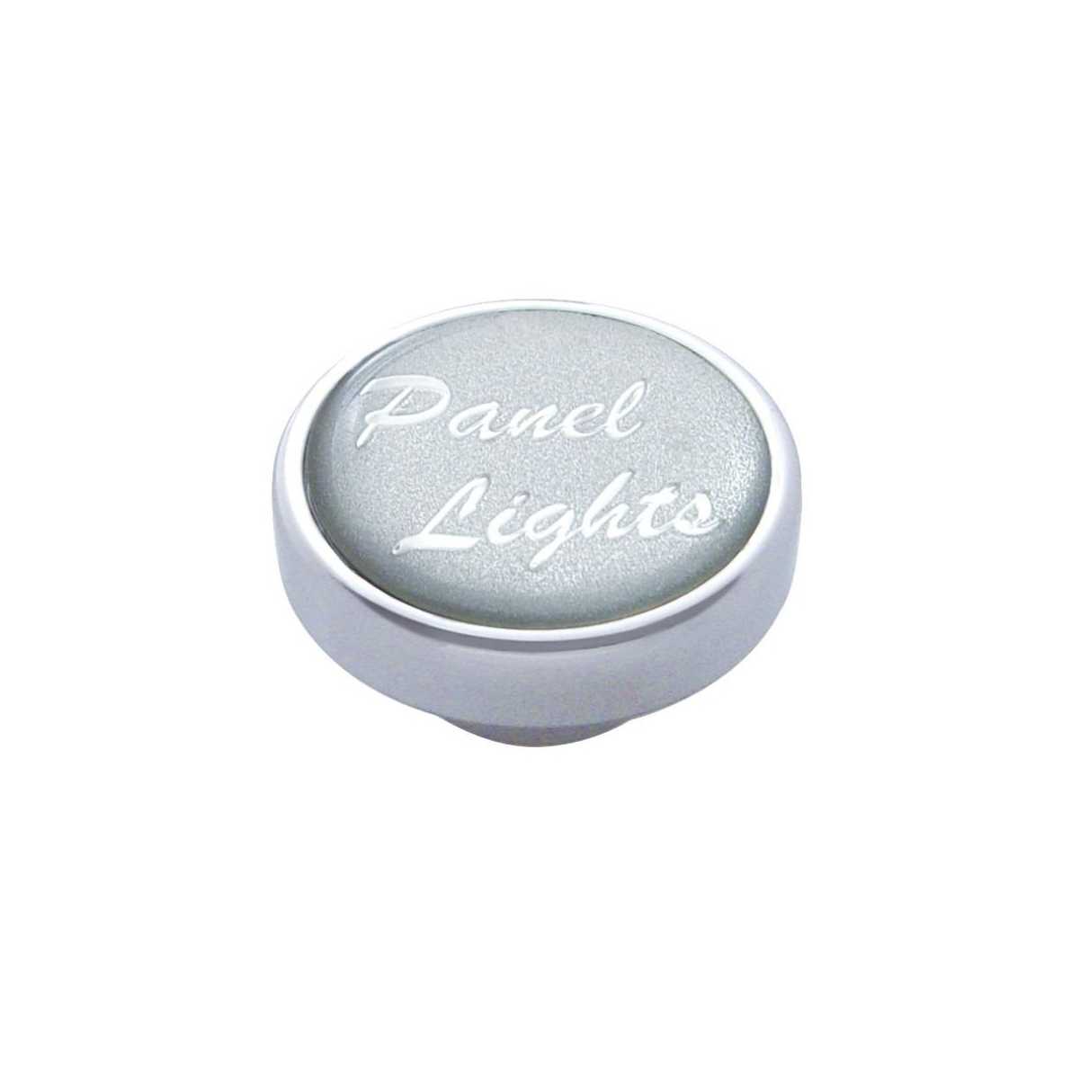Dash Knobs & Screws: Small Chrome Panel Lights Dash Knob - Silver ...