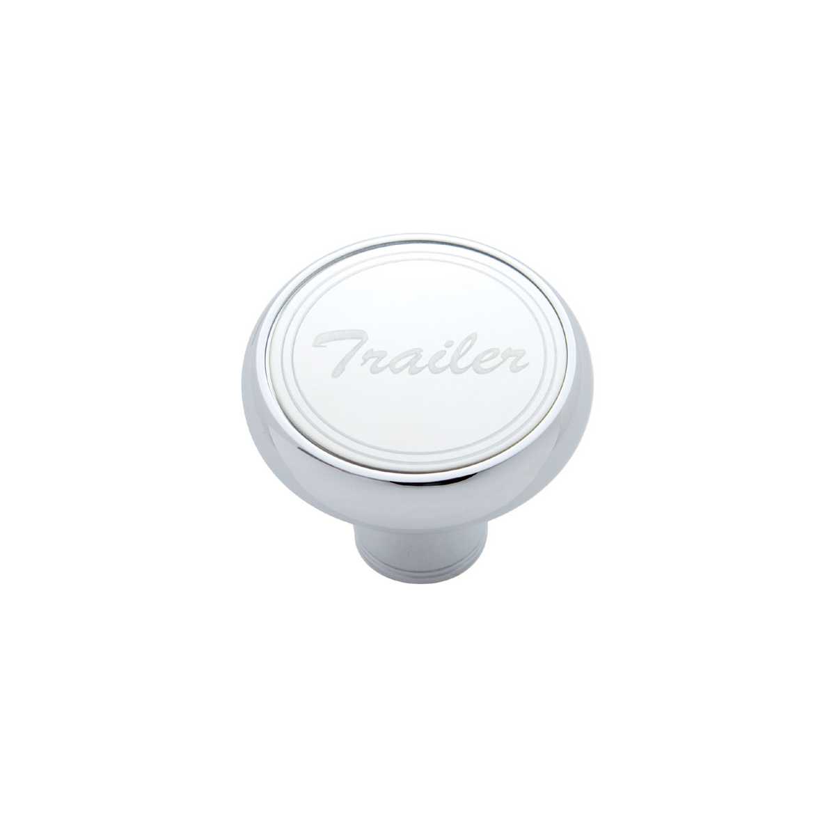 Dash Knobs & Screws: Trailer Deluxe Air Valve Knob - Stainless Plaque w ...