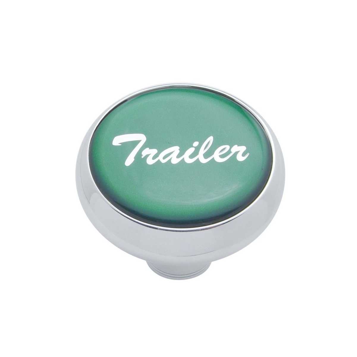 Dash Knobs & Screws: Trailer Deluxe Air Valve Knob - Green Glossy Sticker