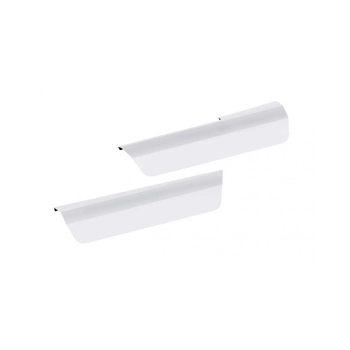 Exterior: Front Upper Step Kick Plates f/ 2007-2017 Kenworth T660 (EPA ...