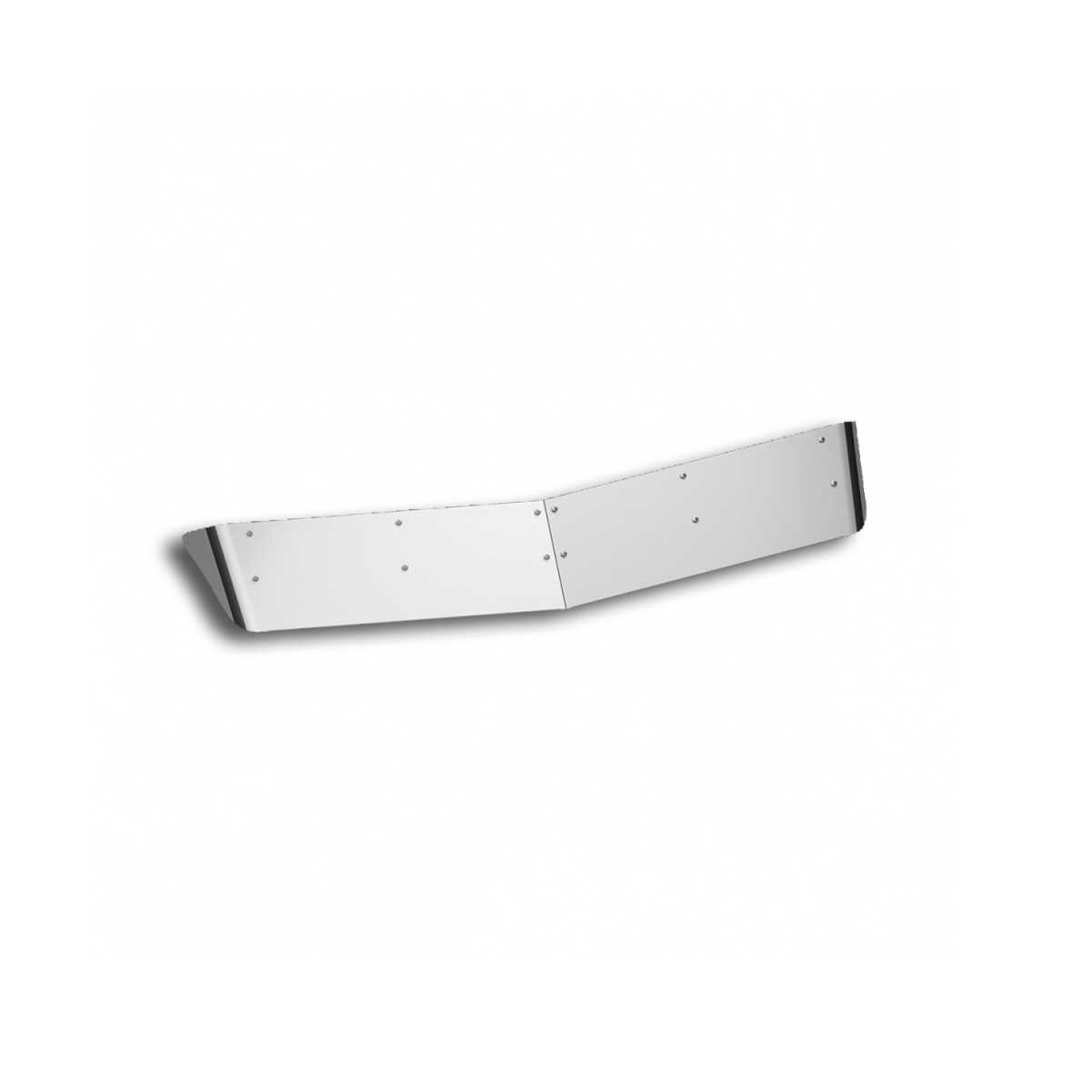 Sunvisors: 10 Inch Drop Sun Visor f/ Kenworth T800/W900 w/ Curved ...