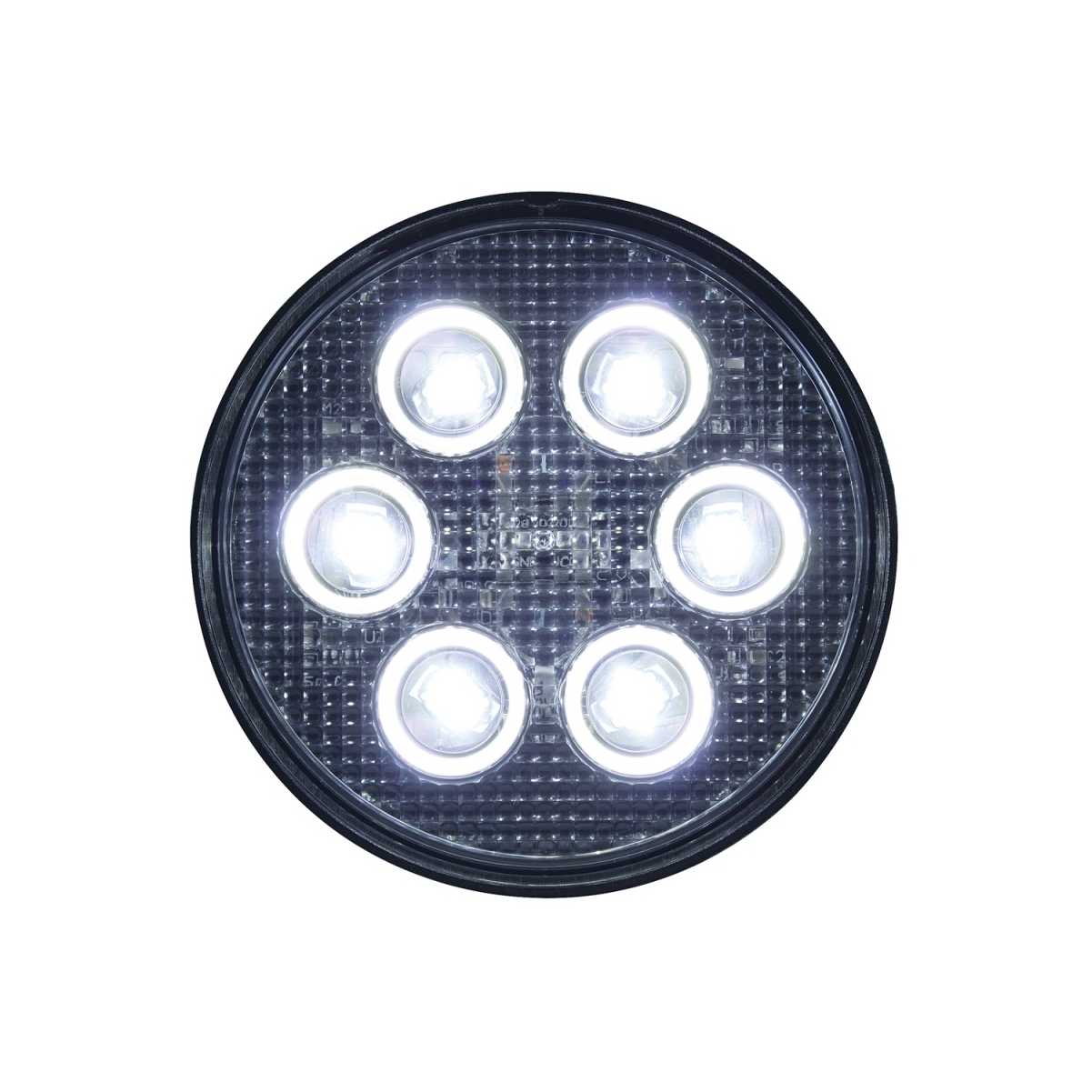 Auxiliary, Work & Utility Lights: Chrome 6 High Power LED Teardrop Work ...