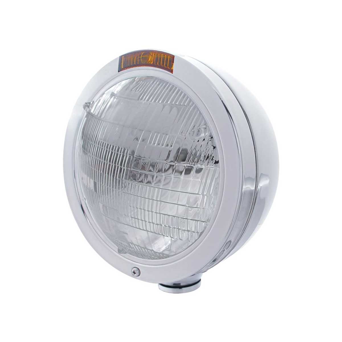 Headlight Assemblies: Bullet Classic Headlight w/ 6014 Bulb and Turn ...