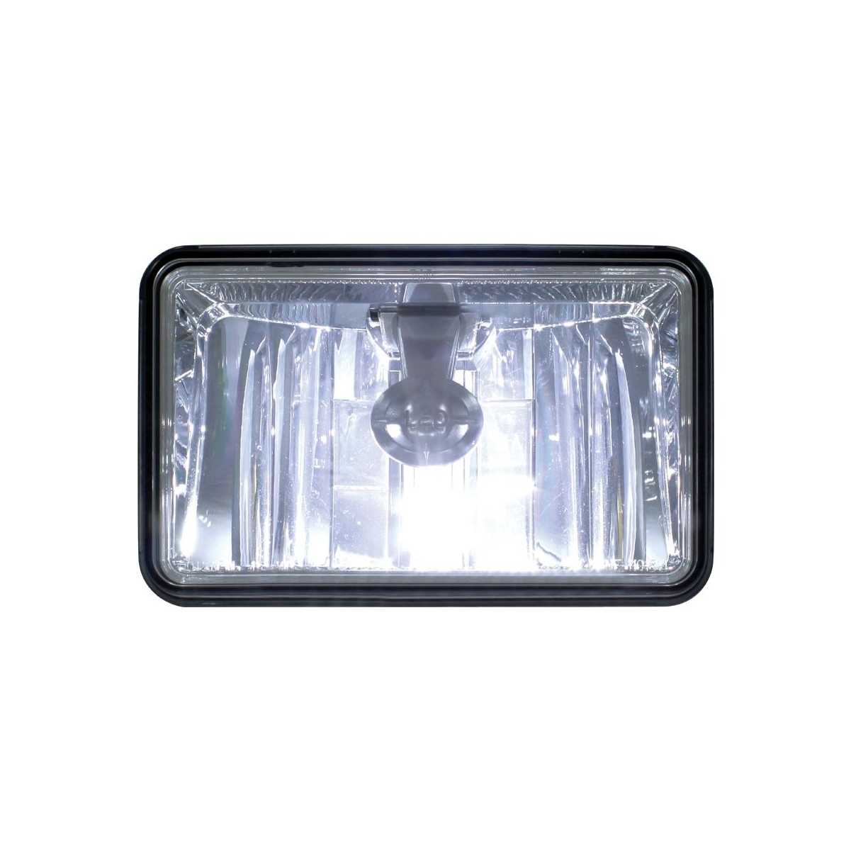 Bulbs: 4 Inch x 6 Inch One High Power LED Headlight - Low Beam