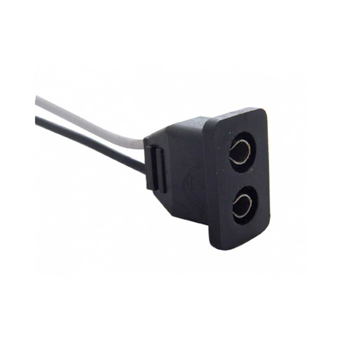 Wiring & Accessories: 2 Wire Female Adaptor w/ Female Bullet Plug