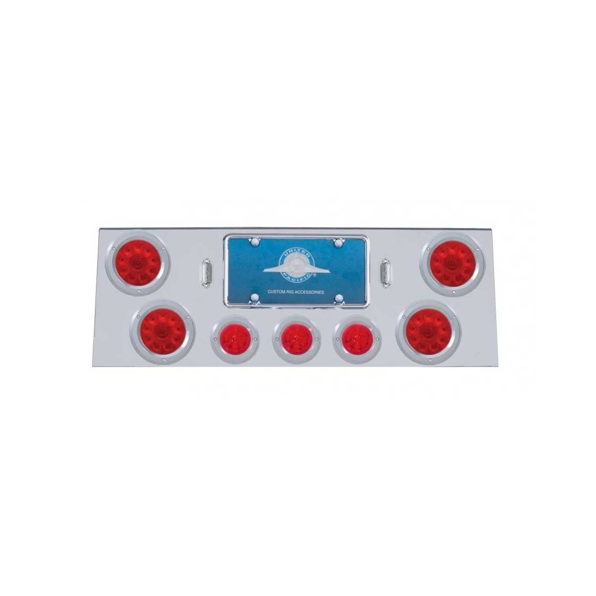 Rear Light Panels & Light Bars: Rear Center Panel 4 Inch Lights and 1/2 ...