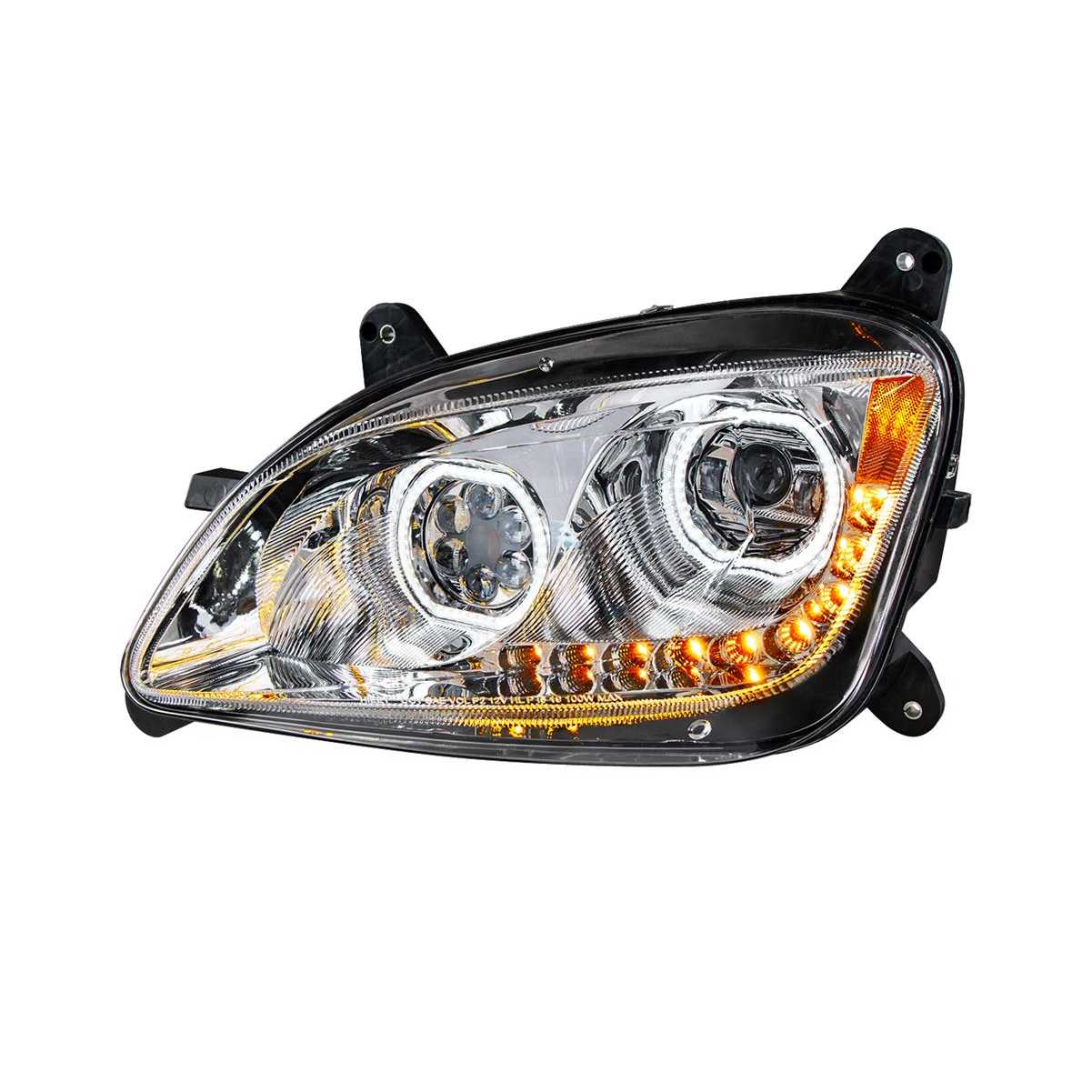 Headlights: 118 LED Headlight f/ 2010-2021 Peterbilt 587 and 579 ...