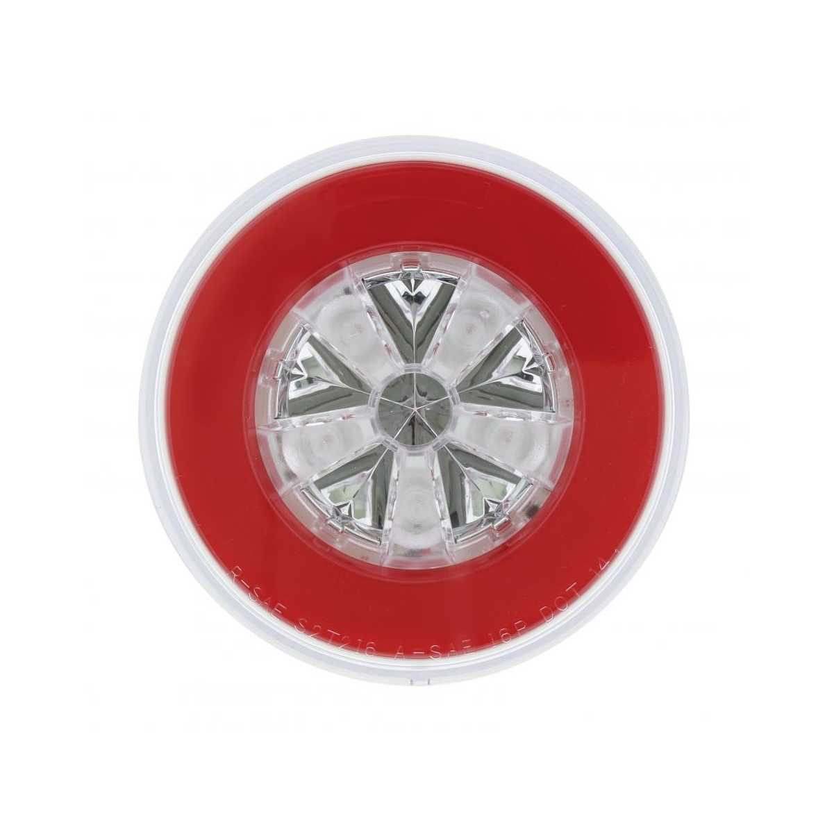 Stop, Turn, Tail & Back-Up Lights: 18 Red LED 4 Inch GLO Stop, Turn and ...